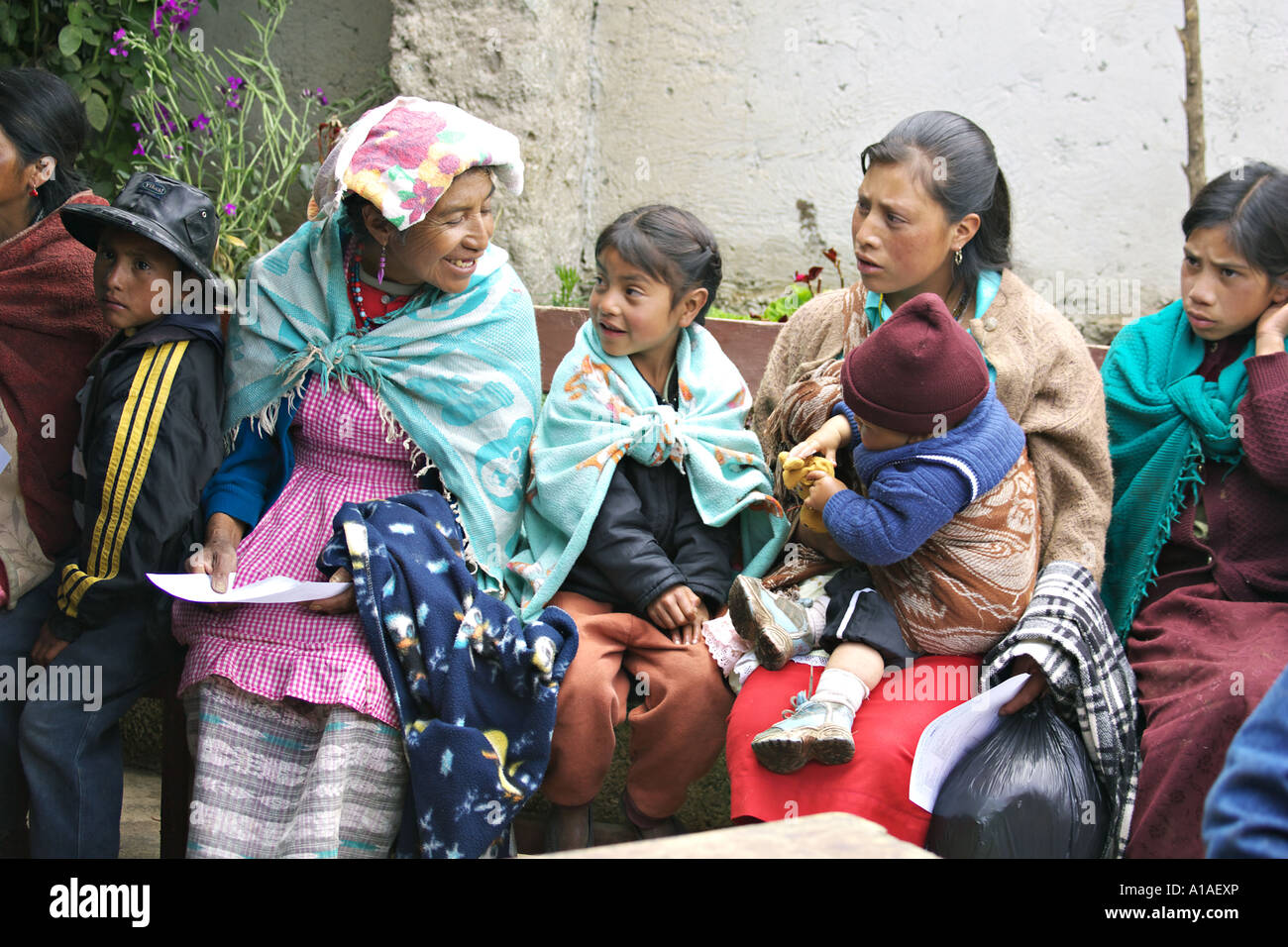 GUATEMALA CAPELLANIA Three generations of women from an Indigenous Maya ...