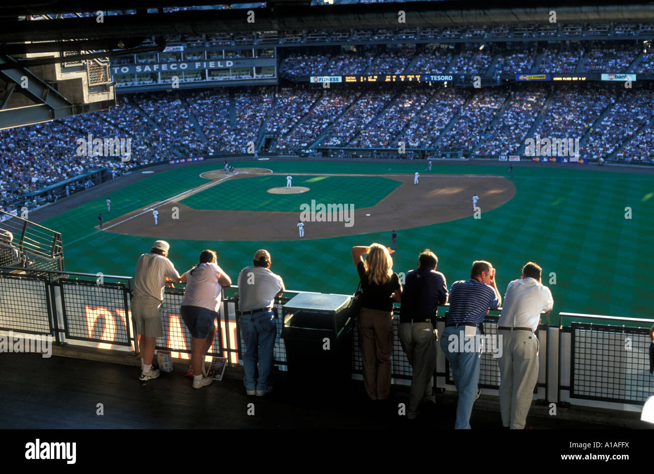 USA Washington Seattle Mariners fans watch baseball game from upper ...