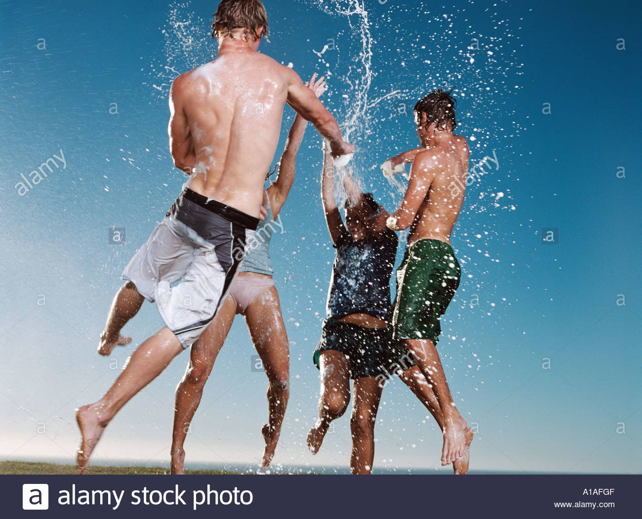 Water Fight Stock Photos & Water Fight Stock Images - Alamy