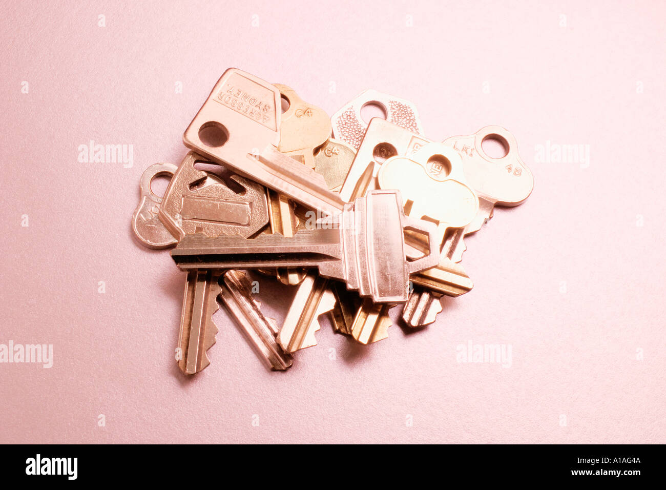 Pile of Keys Stock Photo - Alamy