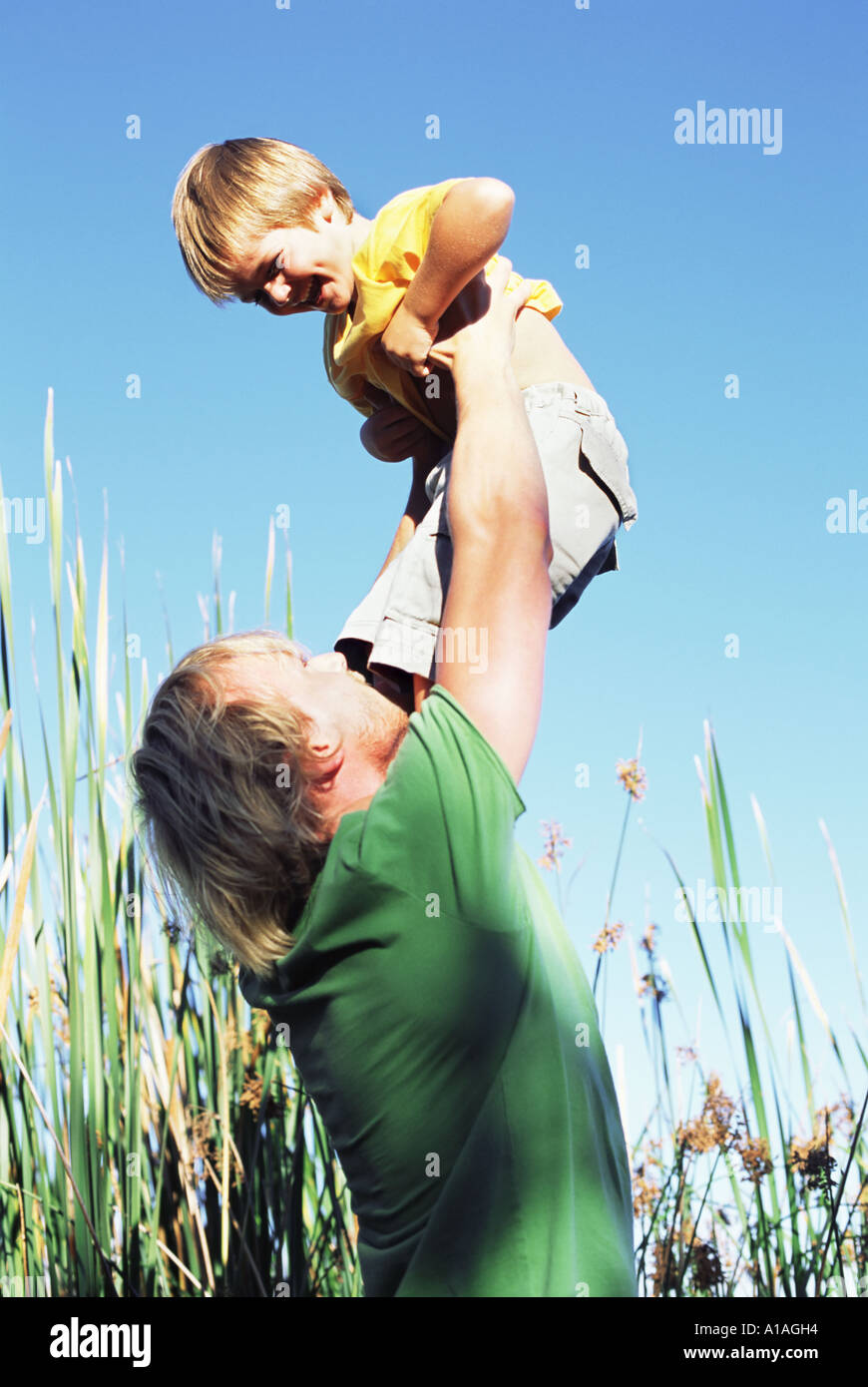 Father and son lift hi-res stock photography and images - Alamy