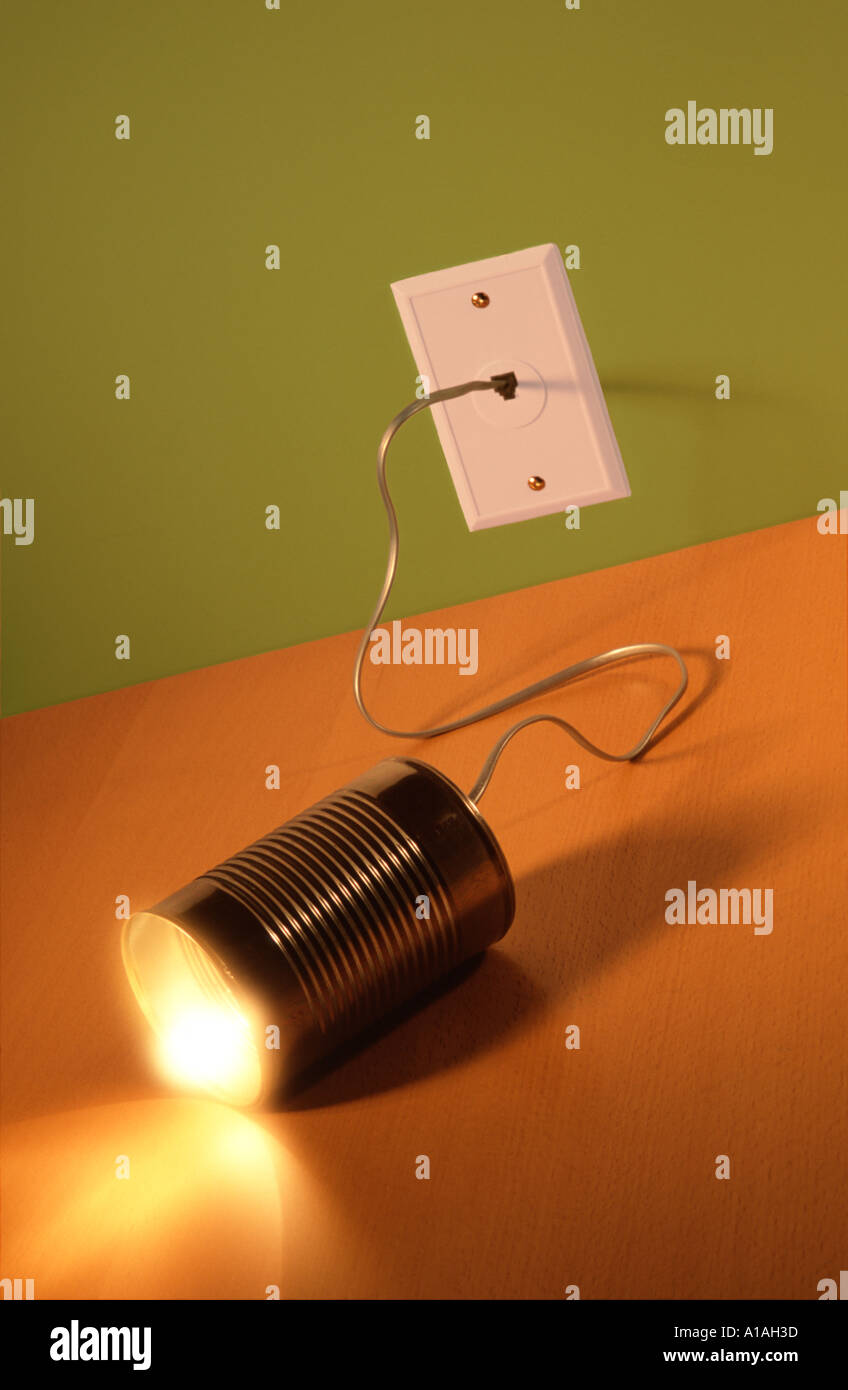Telephone plugged wall hi-res stock photography and images - Alamy