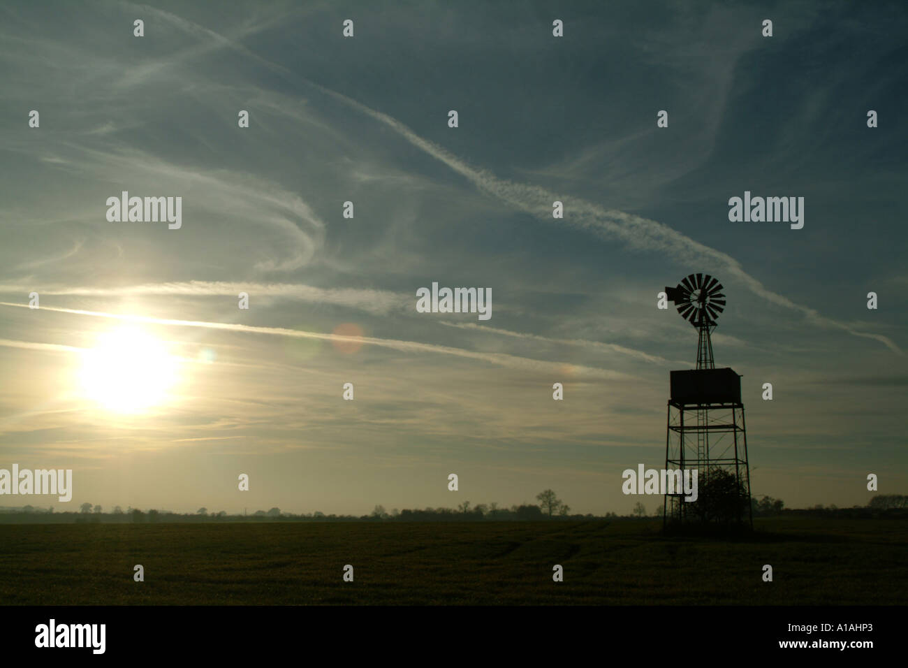 Old derelict windmill farm hi-res stock photography and images - Alamy