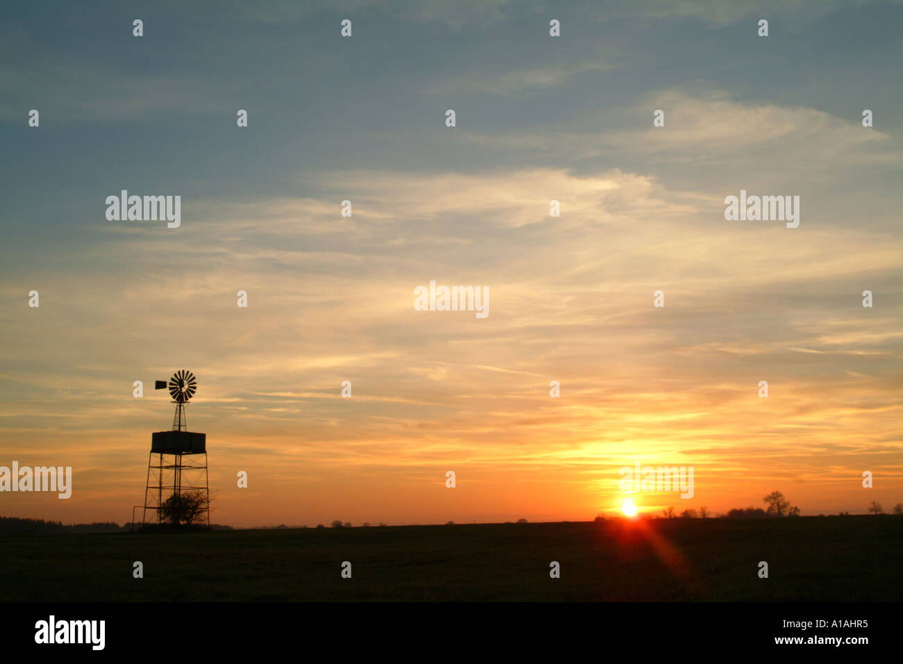 Old derelict windmill farm hi-res stock photography and images - Alamy