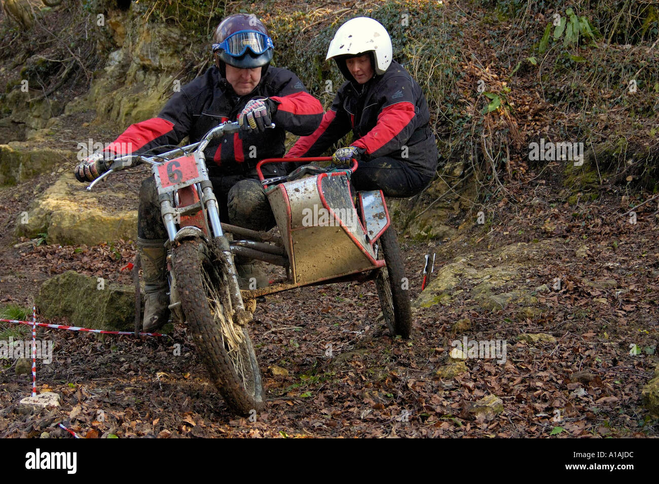 Triumph Twin Combo trials bike Stock Photo - Alamy