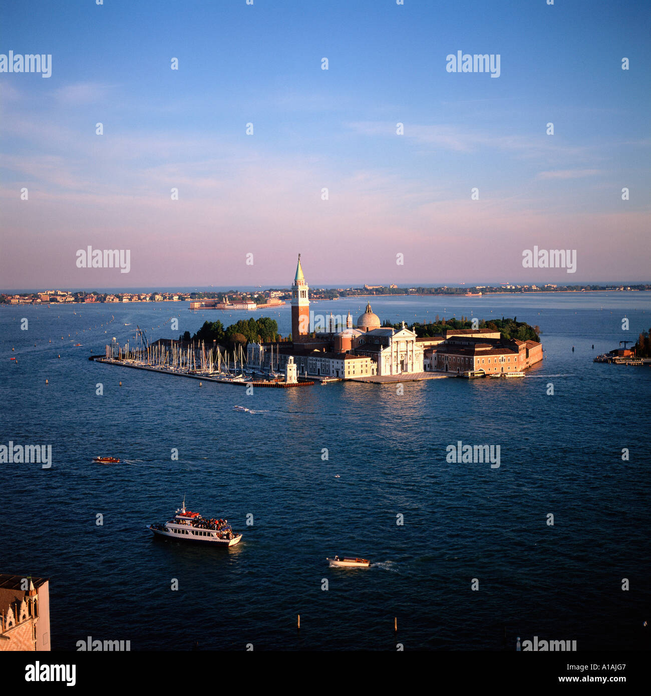 Tower on island Stock Photo - Alamy