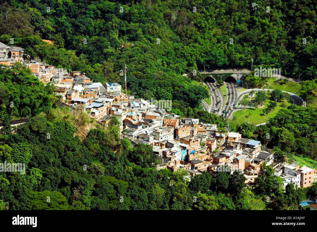 Poor area in rio de janeiro in brazil hi-res stock photography and ...