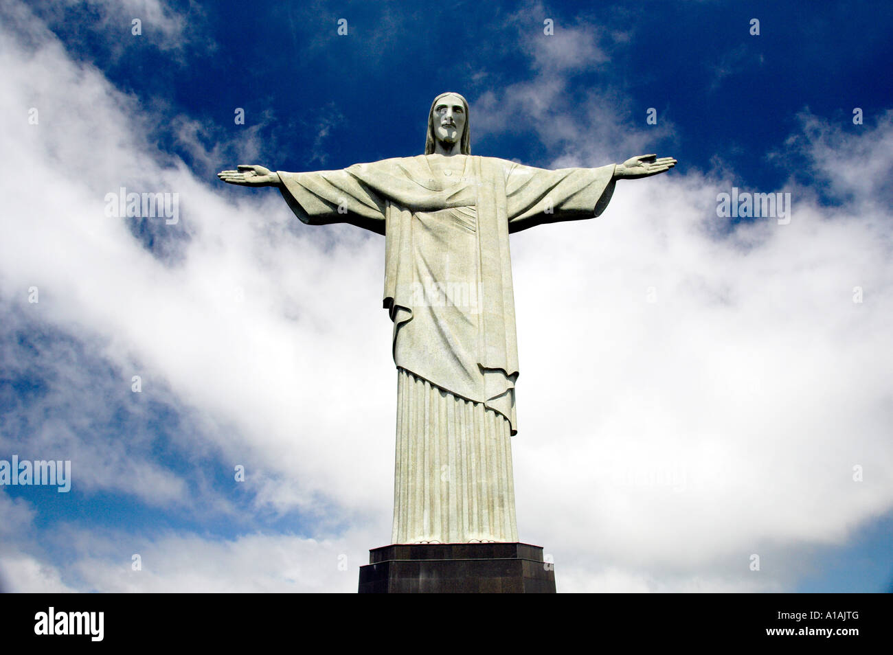 Christ the redeemer rio close up hi-res stock photography and images ...