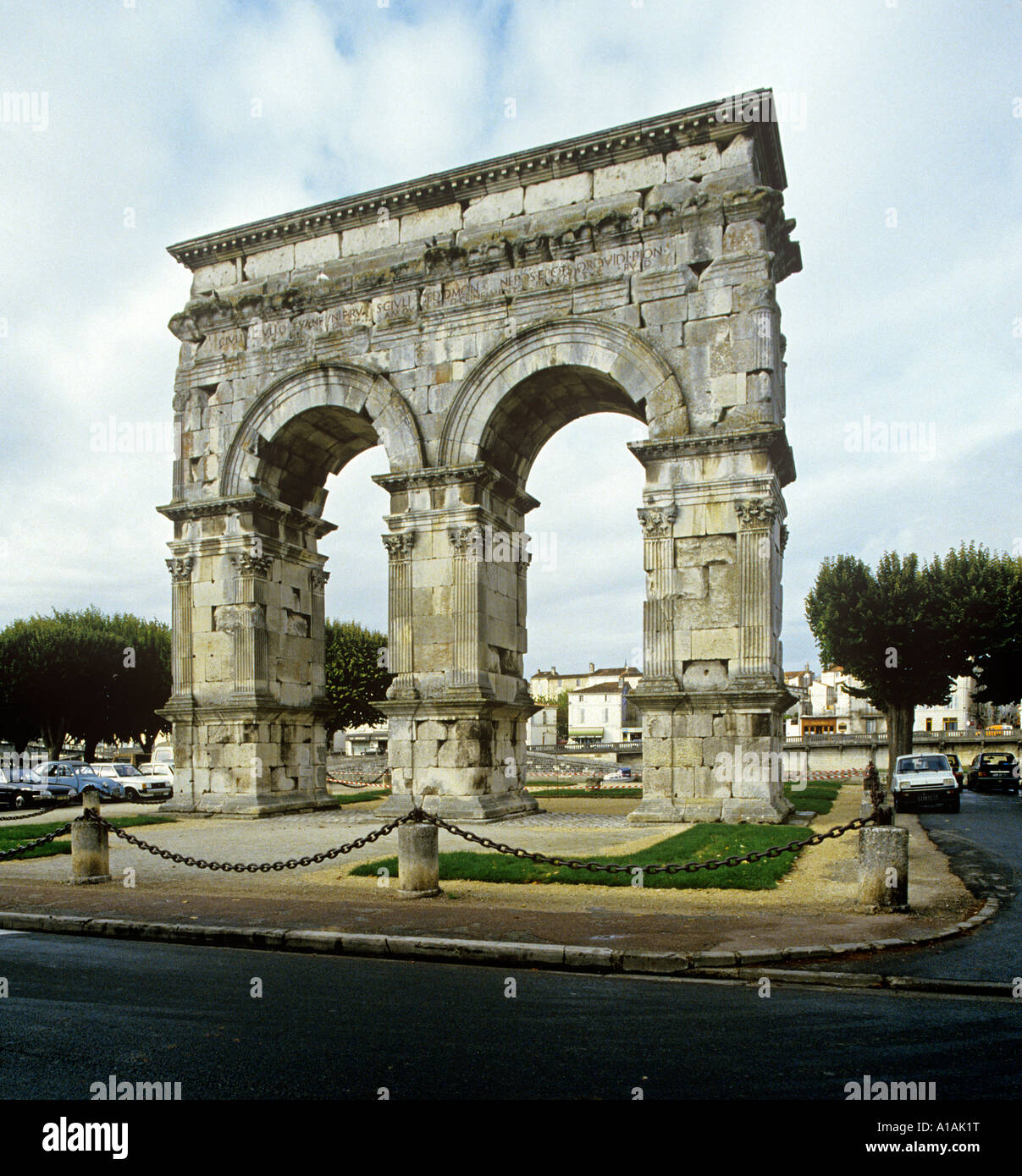 The Arch of Germanicus Saintes France Stock Photo - Alamy