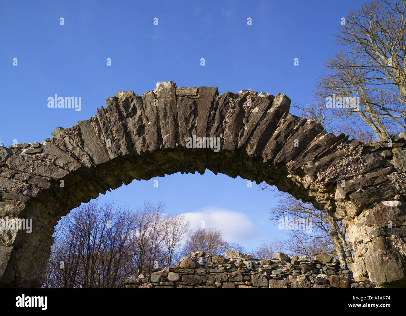 stone archway Scotland Stock Photo - Alamy