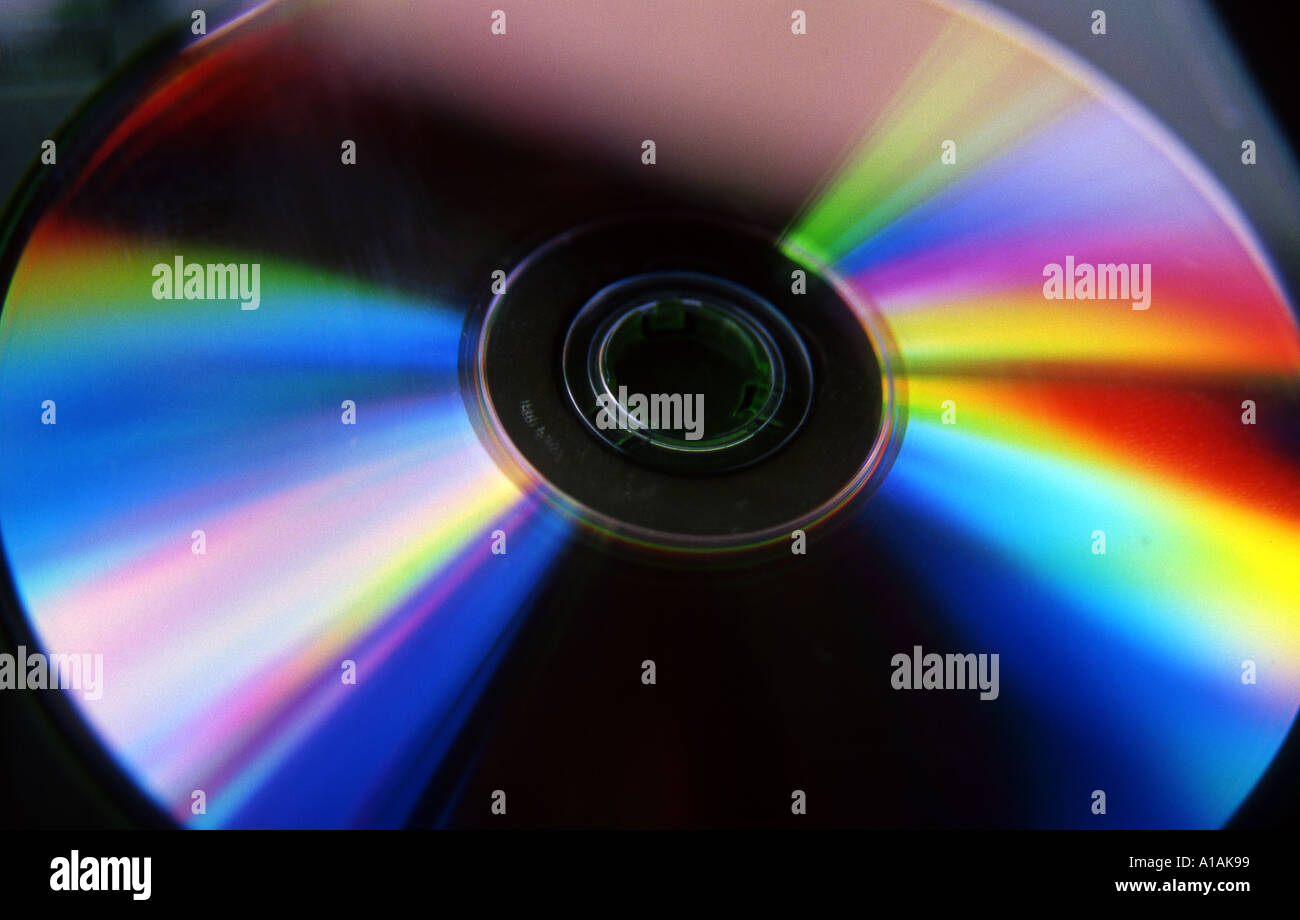 cd, compact disc shiny side up Stock Photo - Alamy