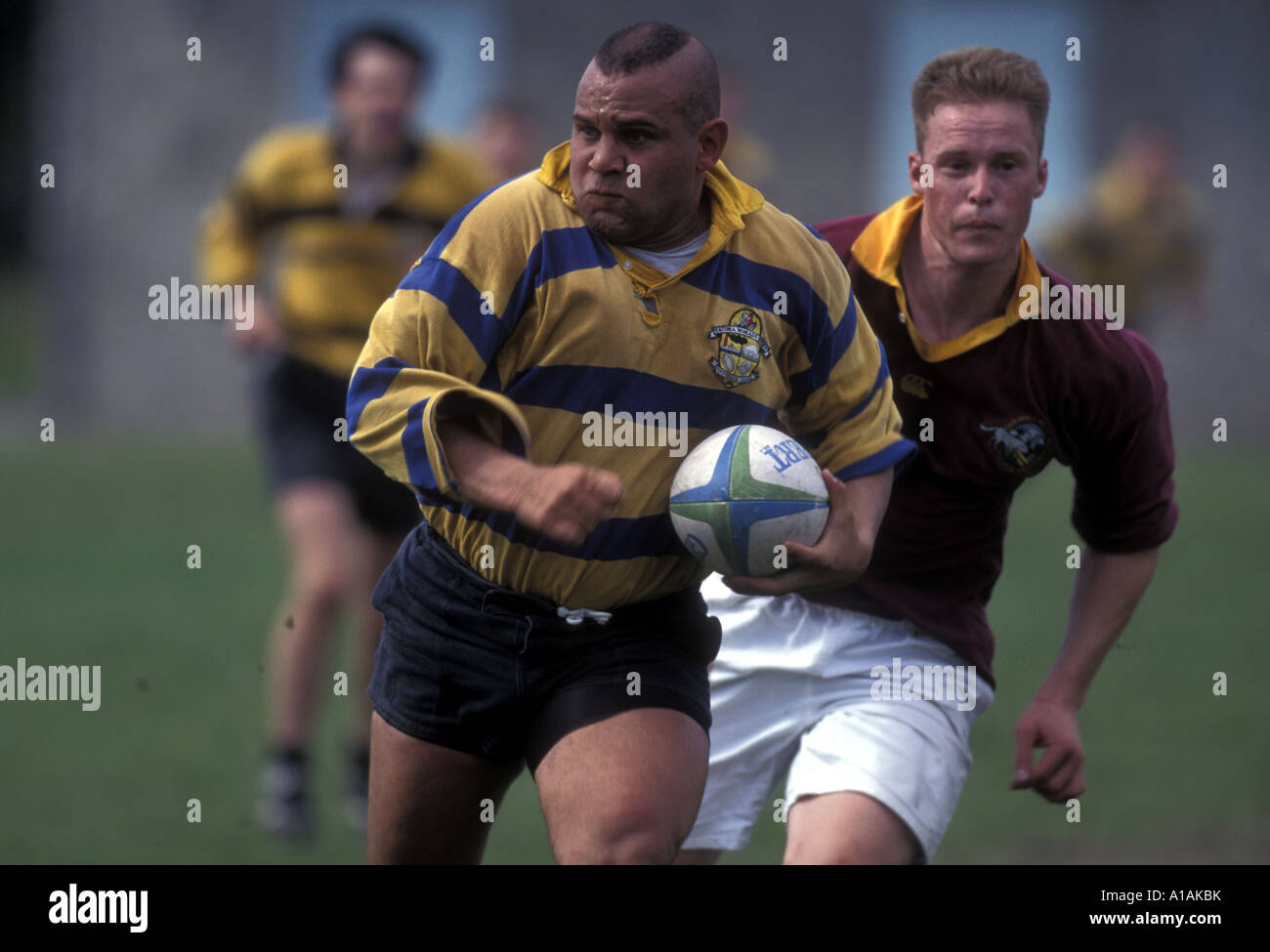 USA Washington Seattle Game action during local rugby club tournament ...