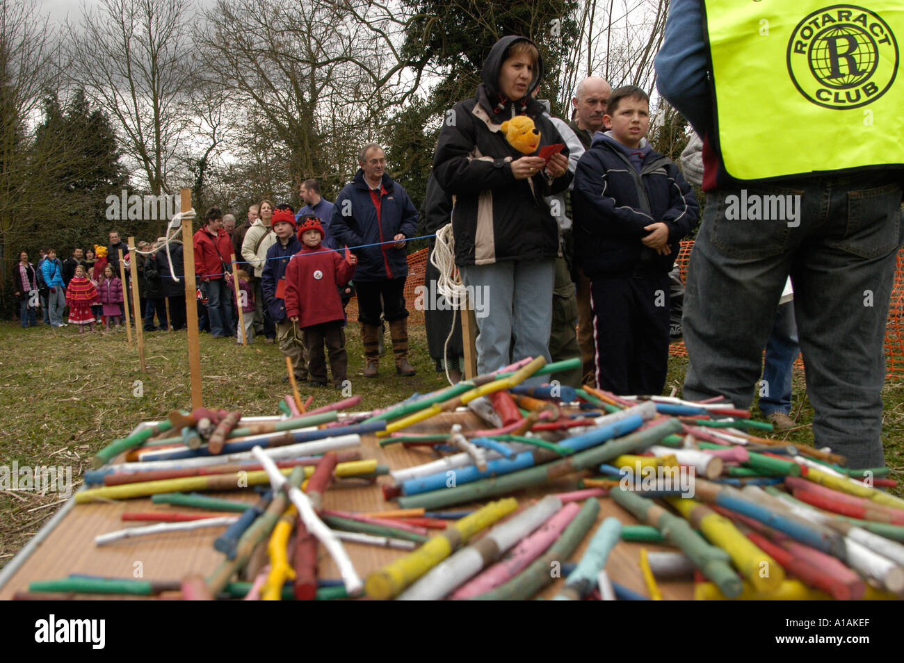 Pooh sticks wait to be chosen at the annual world championships at ...