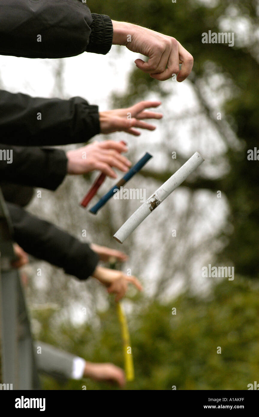 Arms drop their sticks at the annual world Pooh sticks championships at ...