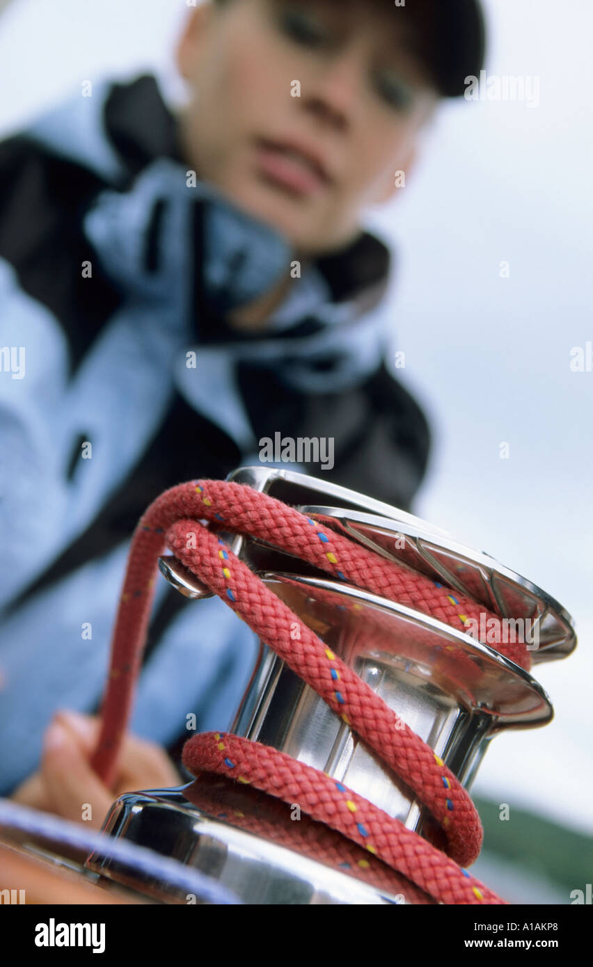 Winding rope hi-res stock photography and images - Alamy