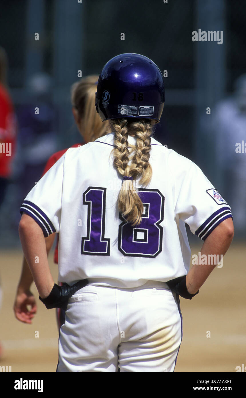 USA, Washington, Seattle, U. of Washington softball player Kelly ...