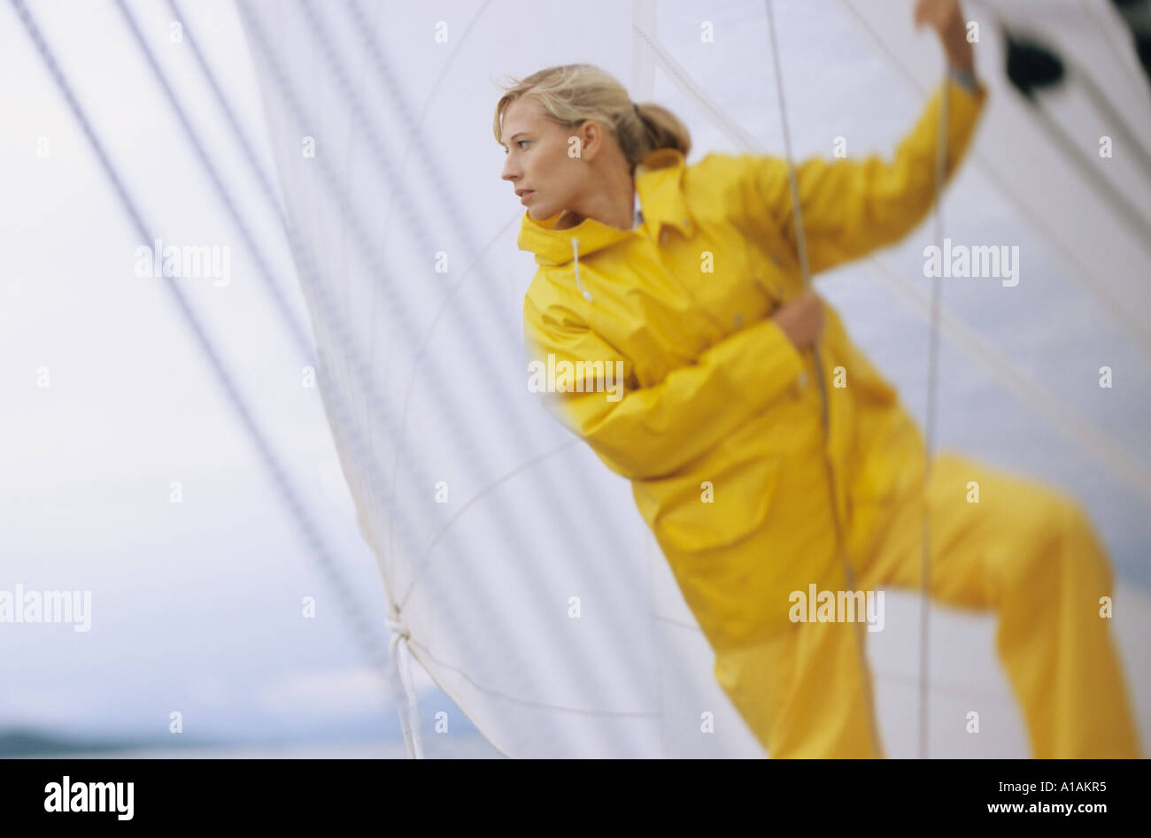 Yellow waterproofs hi-res stock photography and images - Alamy
