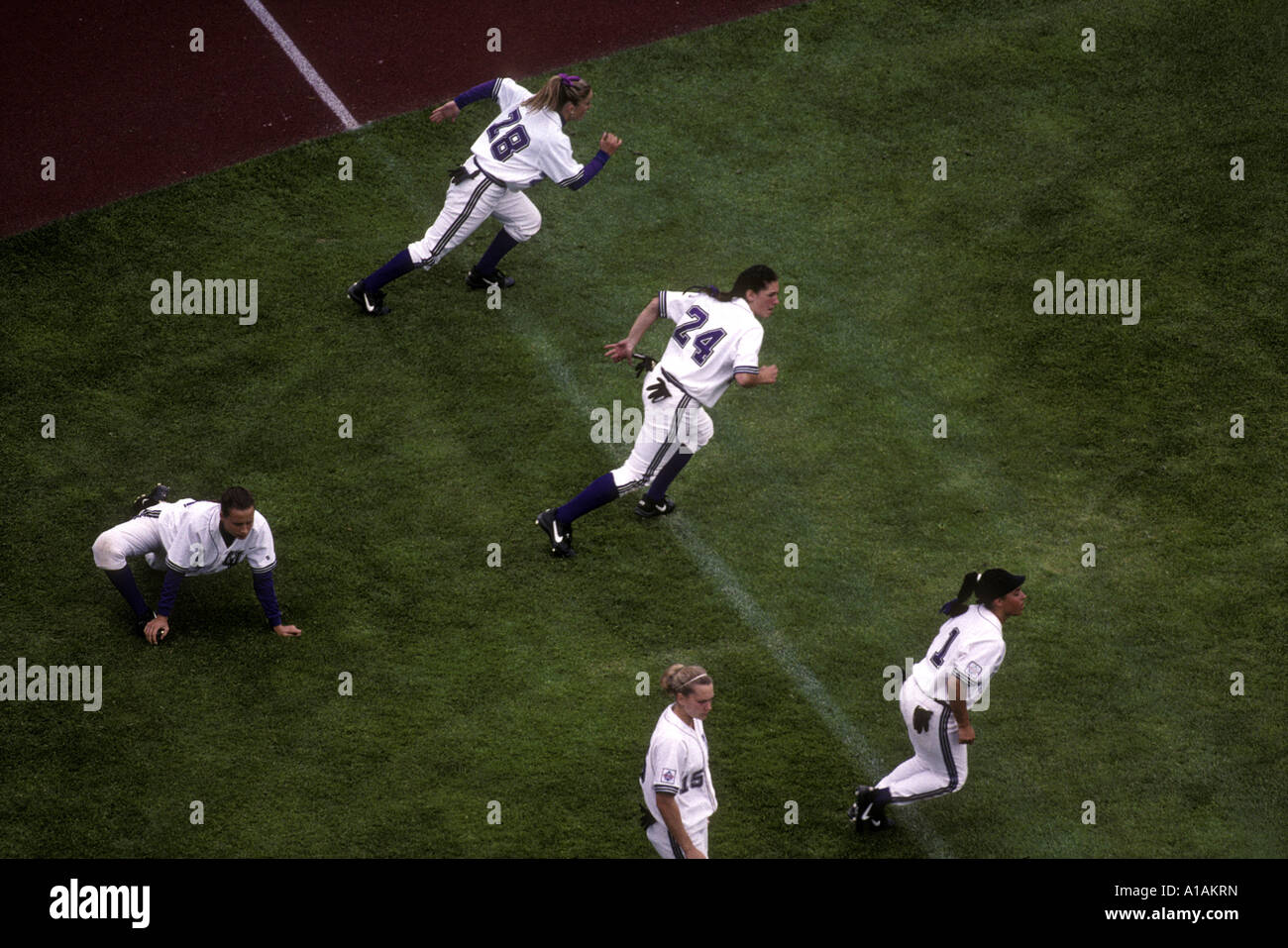 USA, Washington, Seattle, University of Washington Huskies softball ...