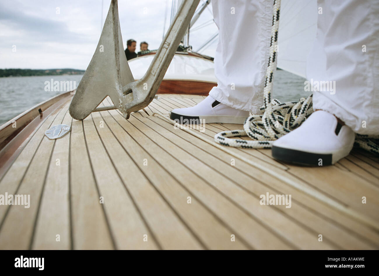Feet on ship deck hi-res stock photography and images - Alamy