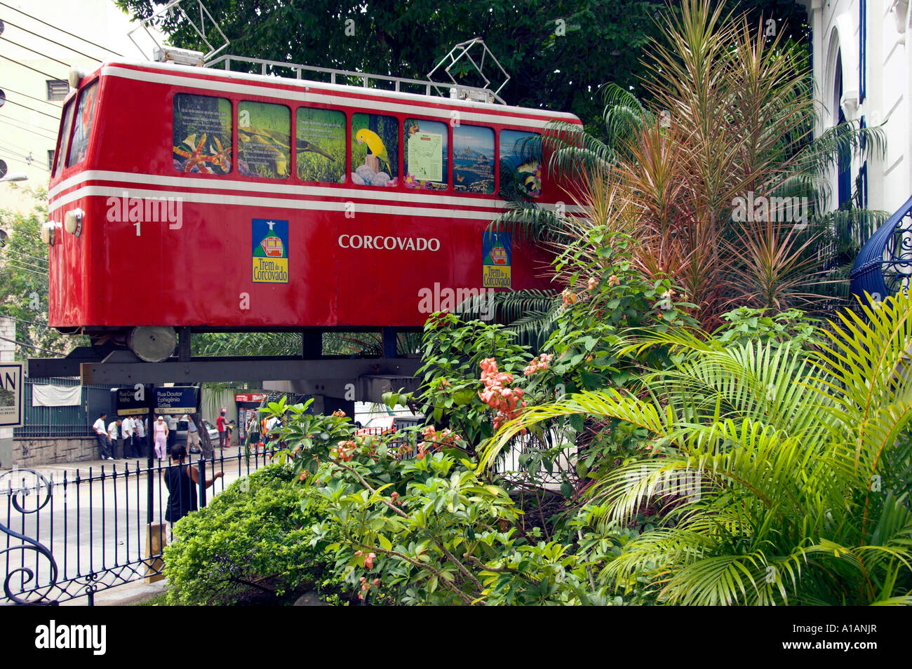 Corcovado train in rio hi-res stock photography and images - Alamy