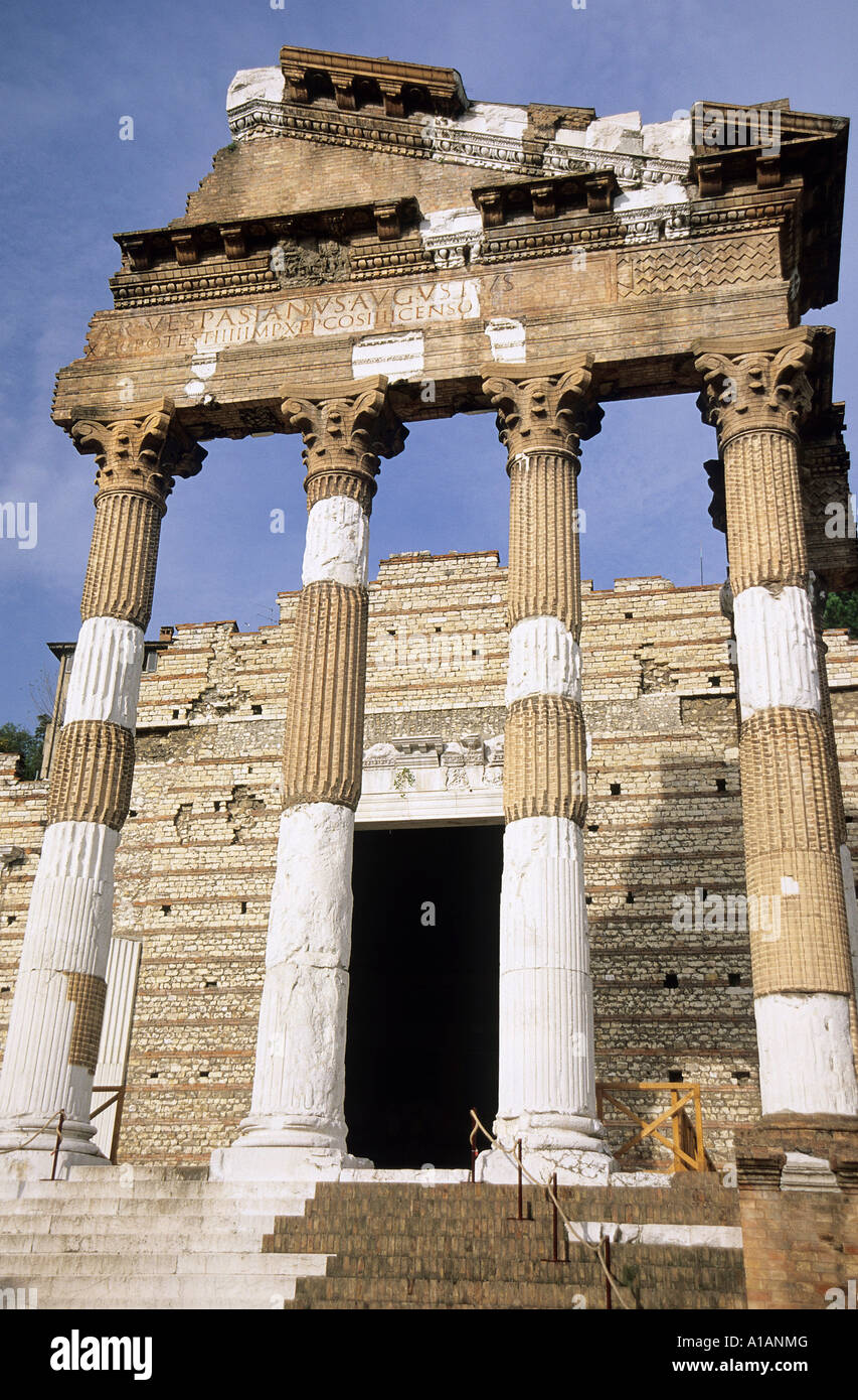 The Capitolium Temple nr Piazza de Foro Brescia The Temple was built in ...