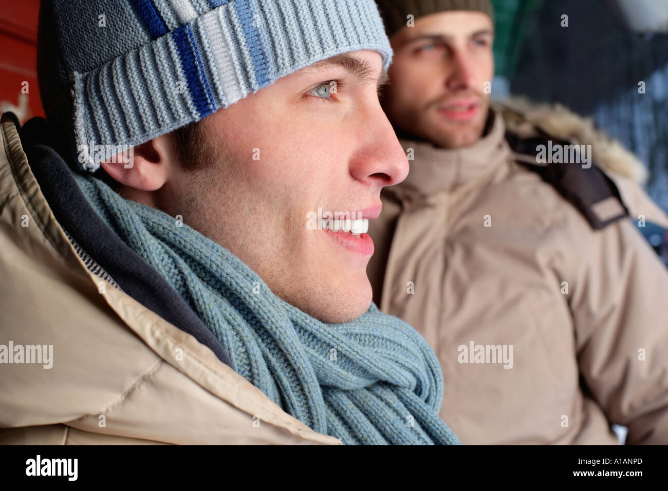 Men in winter hi-res stock photography and images - Alamy