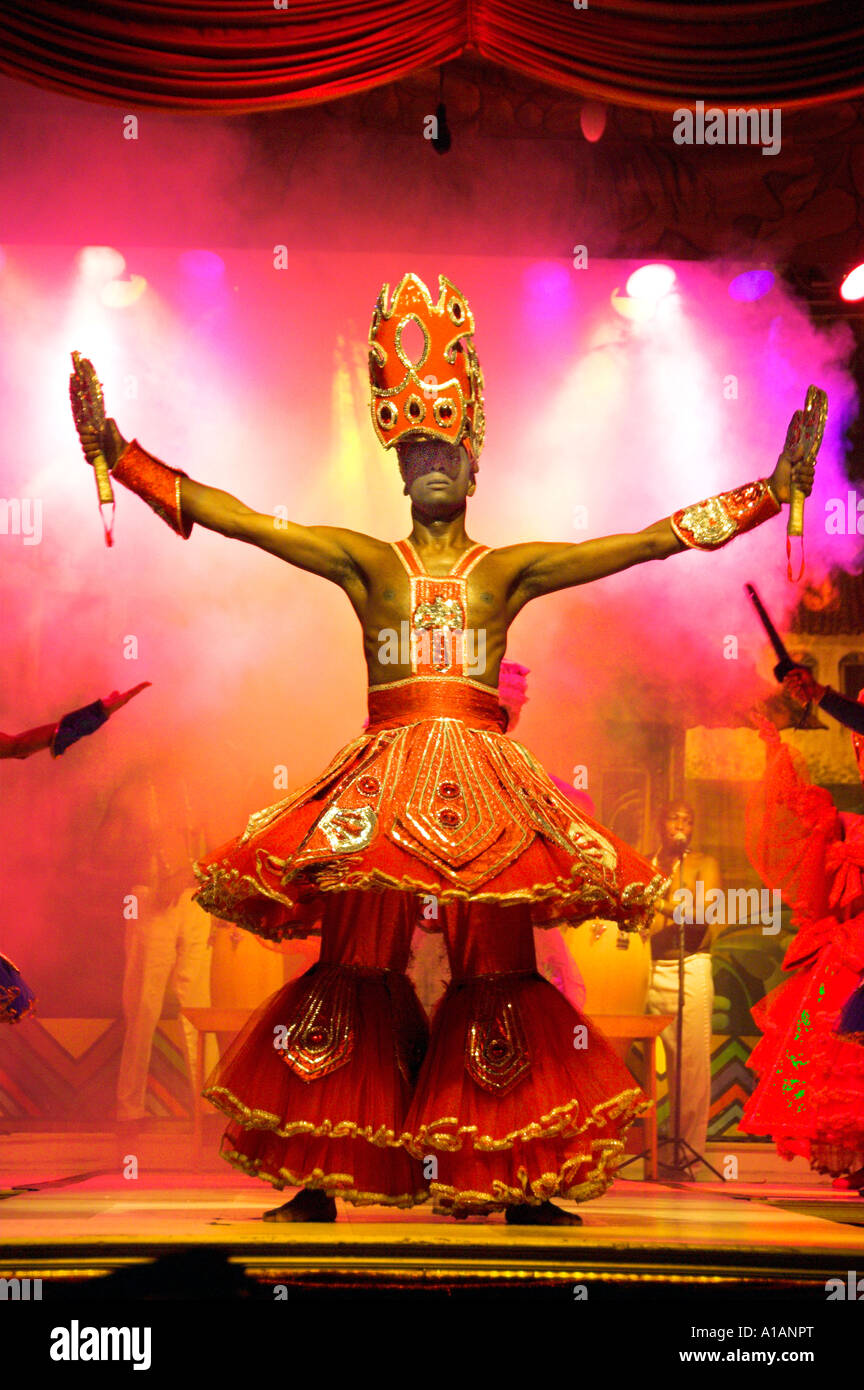 Colorful Samba dancers perform at a Samba Show in Rio De Janeiro Brazil ...