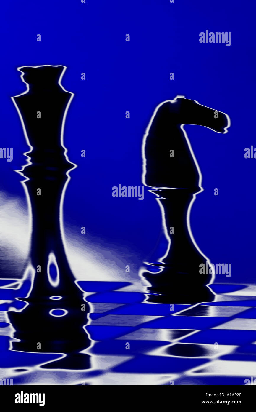 Abstract image Knight Chess Piece Stock Photo - Alamy