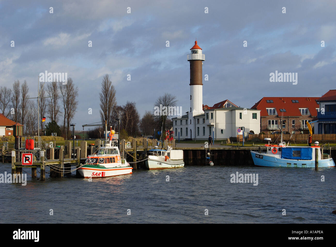 Timmendorf lighthouse harbour hi-res stock photography and images - Alamy