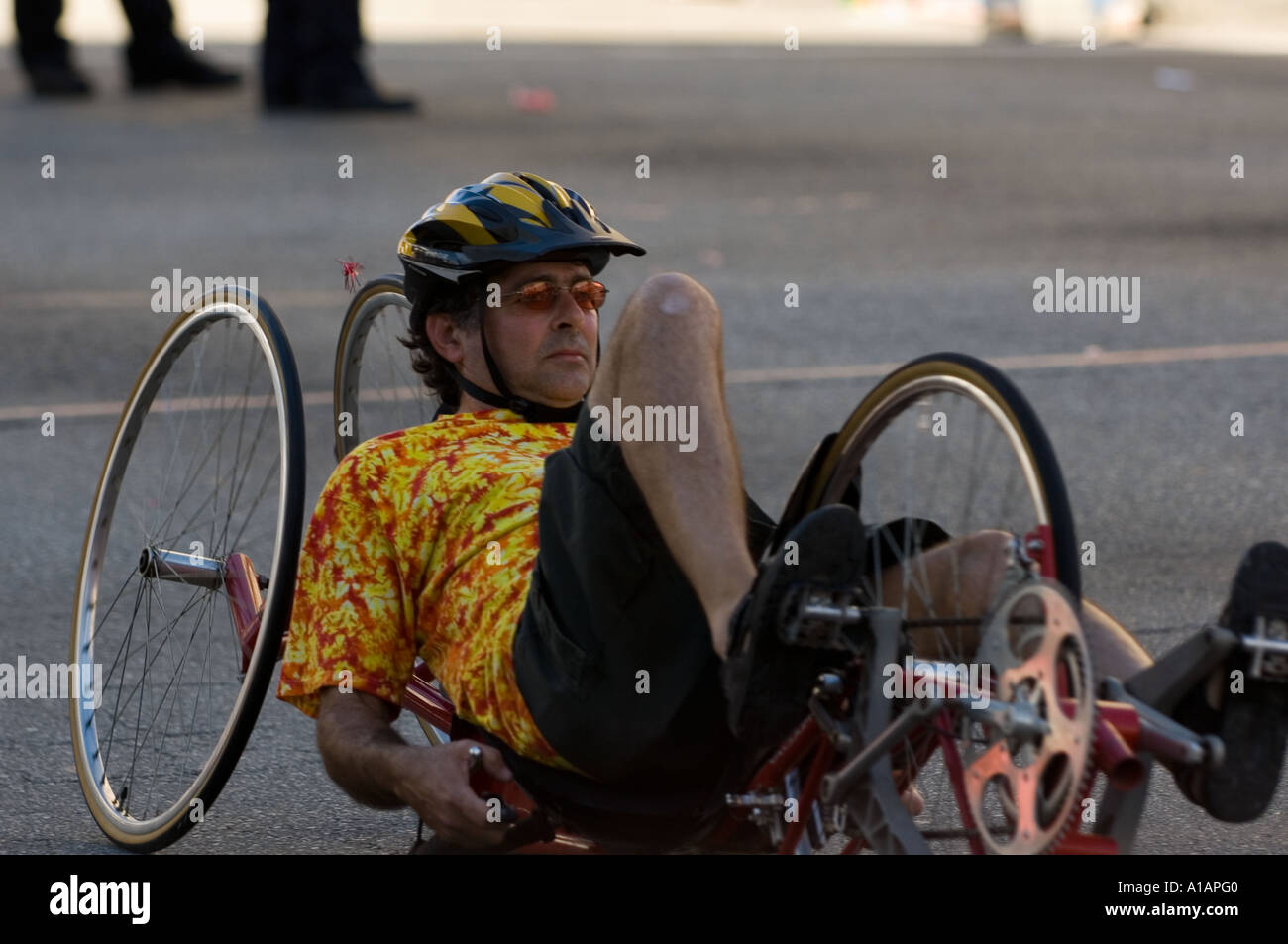 Recumbent tandem bicycle hi-res stock photography and images - Alamy