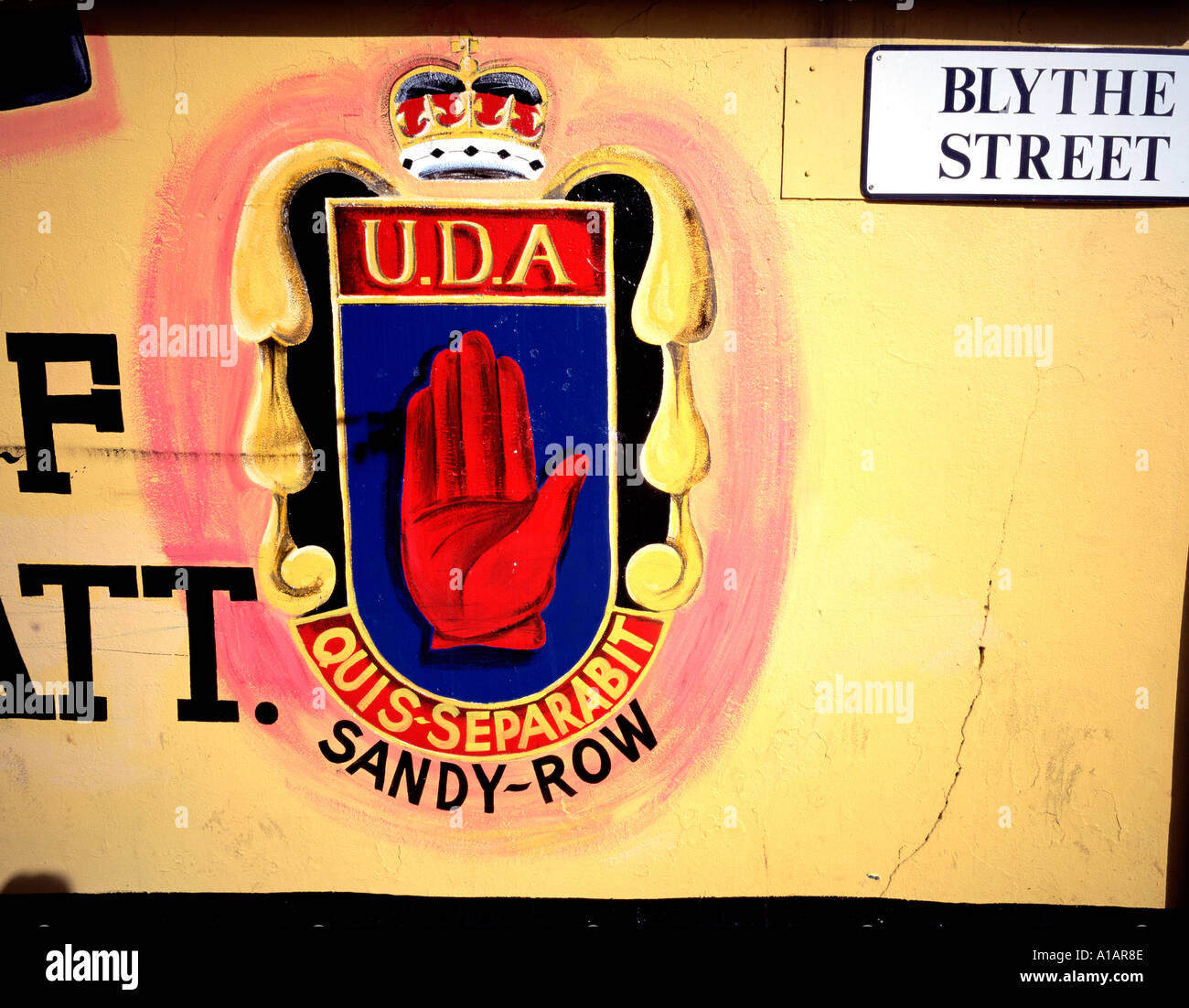 Loyalist Mural Belfast Northern Ireland Stock Photo - Alamy
