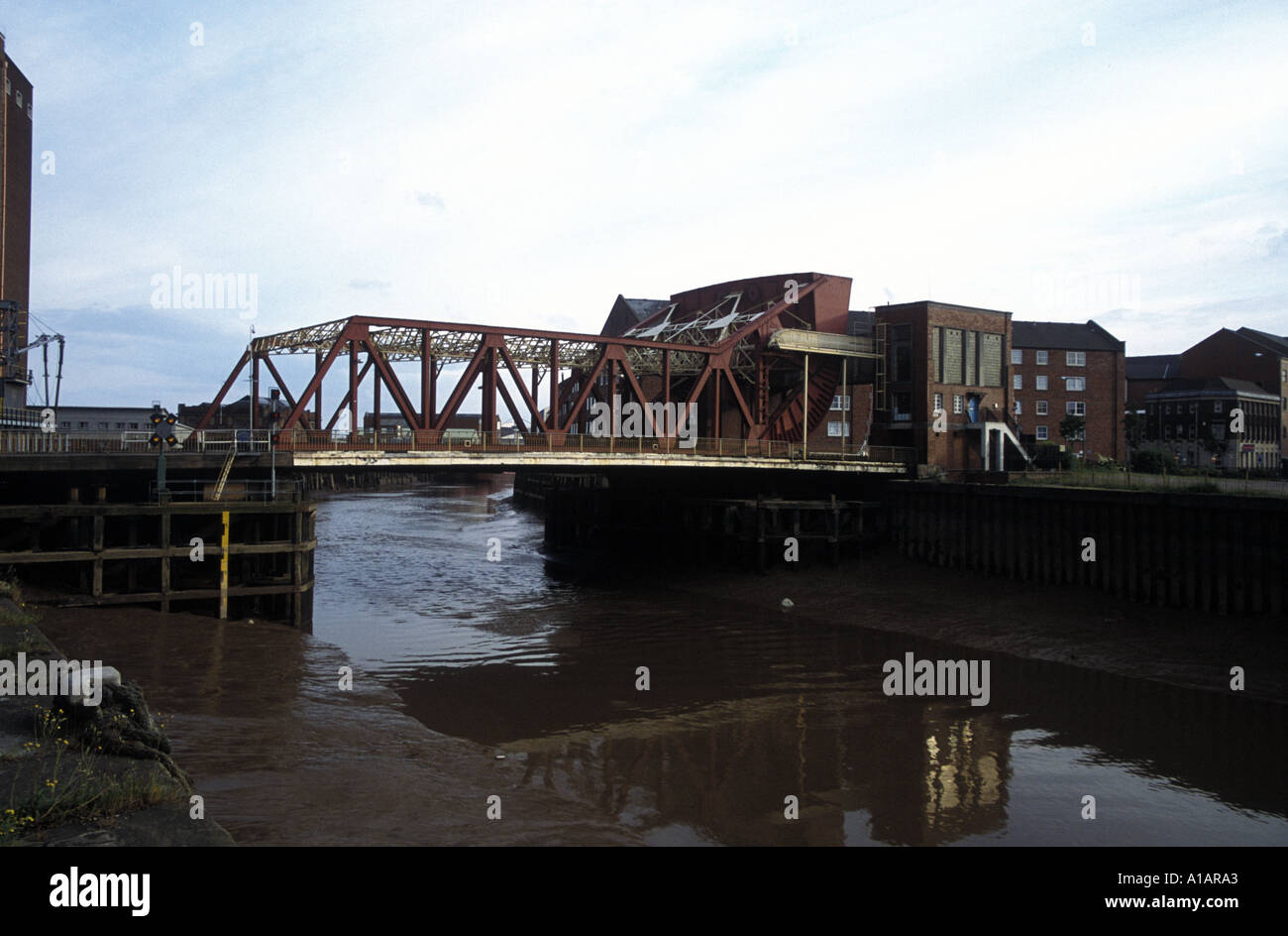 Drypool Bridge over the River Hull Stock Photo - Alamy