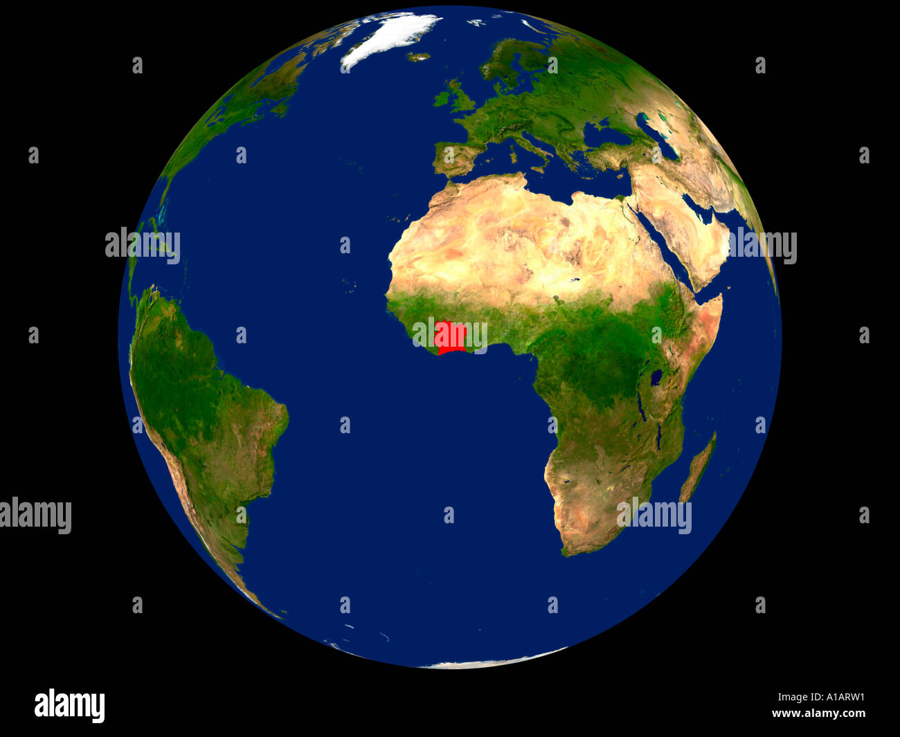 Maps of cote d ivoire hi-res stock photography and images - Alamy