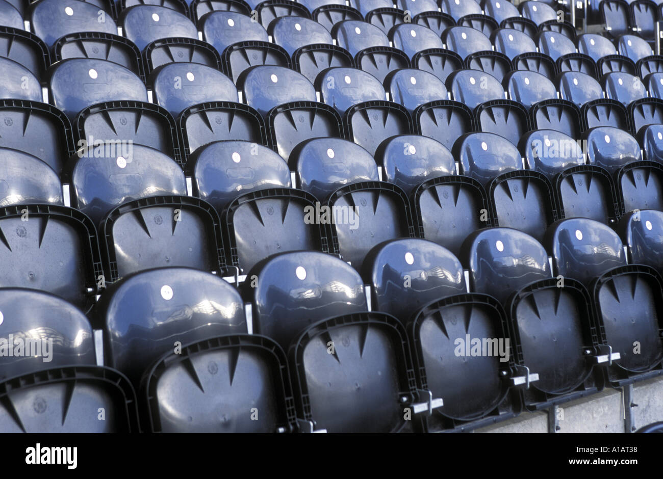 Seating in the KC Stadium Hull Stock Photo - Alamy