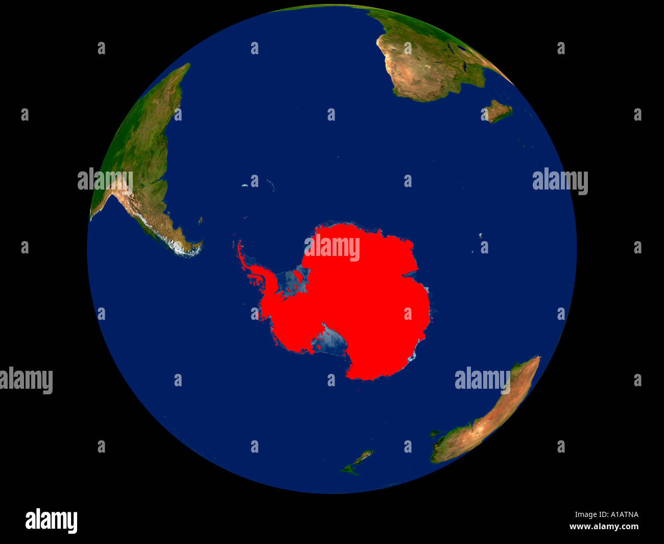 Map satellite geography antarctica hi-res stock photography and images ...
