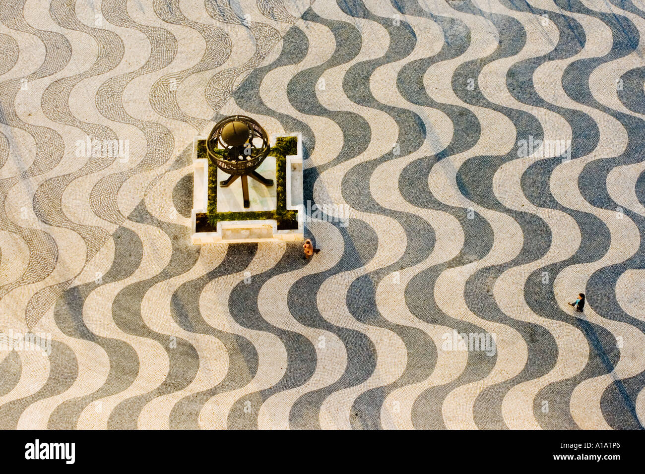 Portuguese pavement lisbon aerial view hi-res stock photography and ...