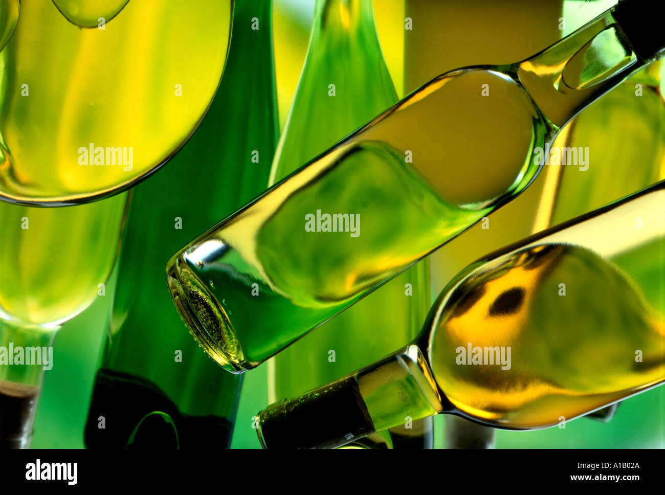 abstract green bottle Stock Photo - Alamy