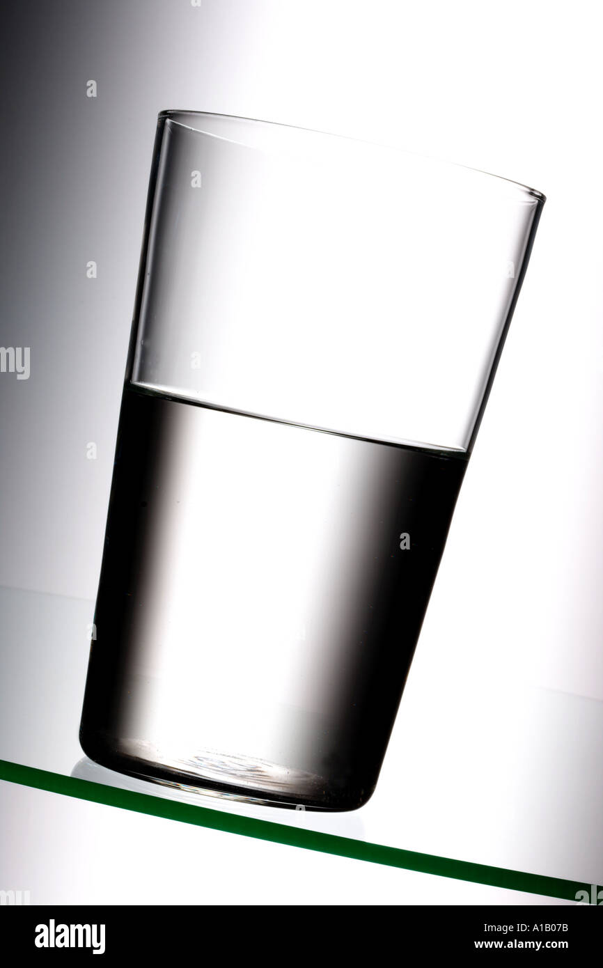water half glass Stock Photo - Alamy