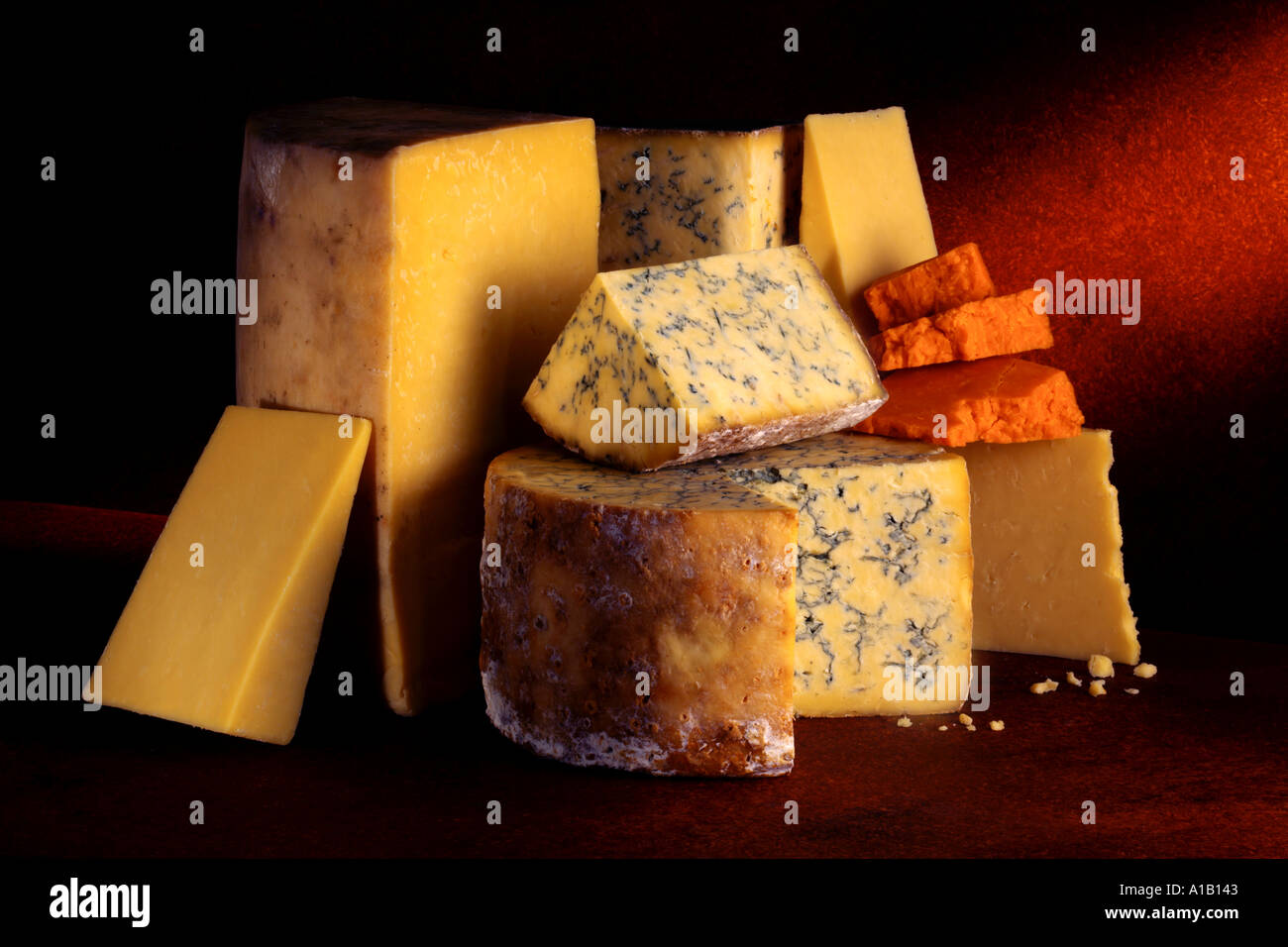 cheese mixed 1 Stock Photo - Alamy