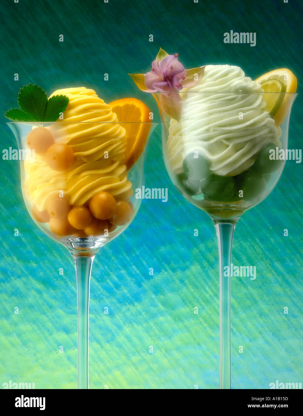 Sorbets hi-res stock photography and images - Alamy