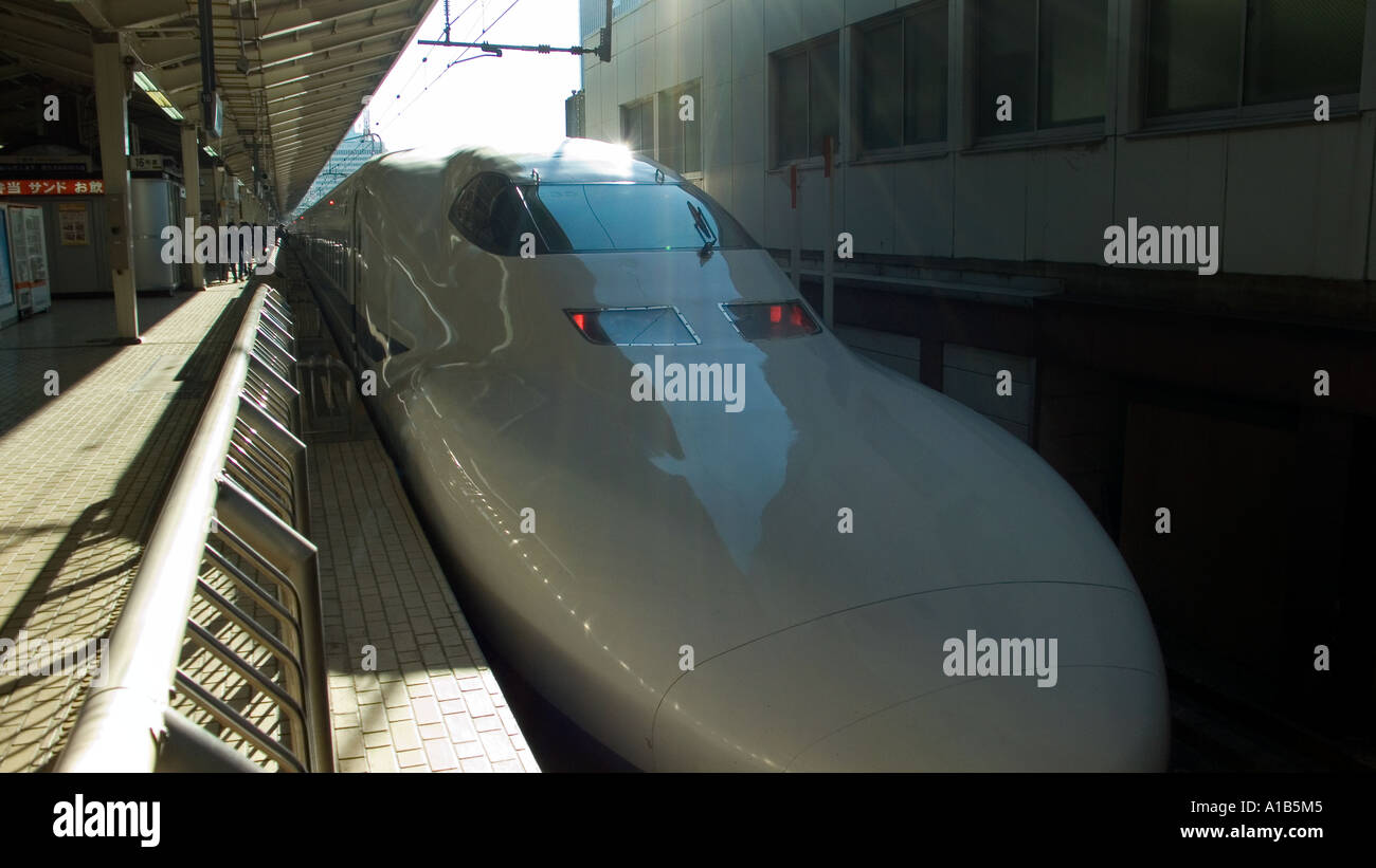 The Shinkansen Popularly known as the bullet train Photographed in ...