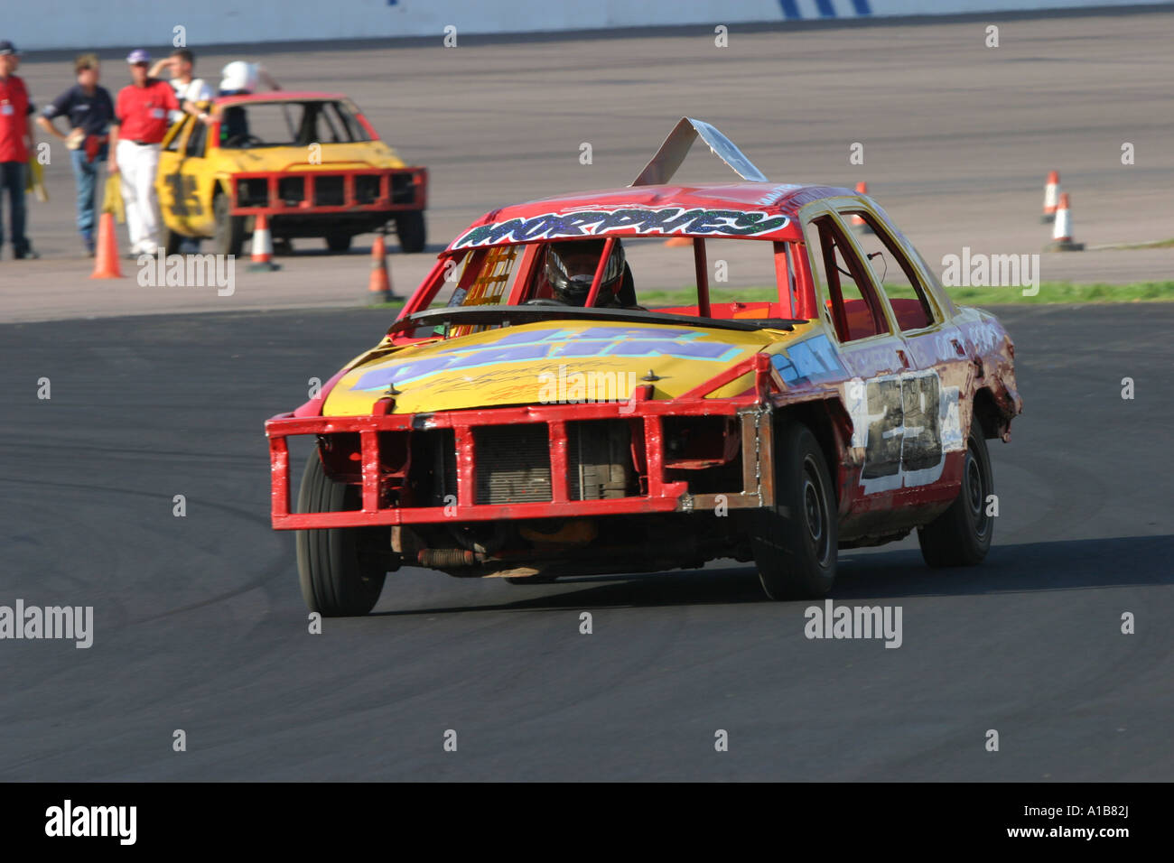 Banger Racing Stock Car Cars High Resolution Stock Photography and ...