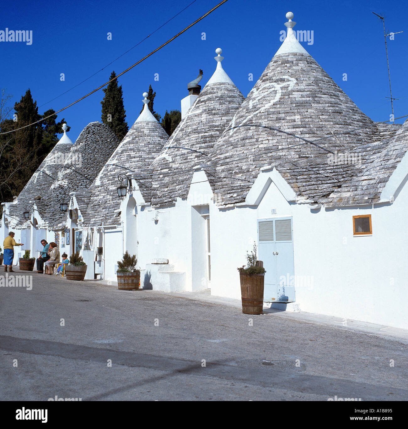 The Trulli Houses of Alberobello Puglia Italy T Gervis Stock Photo - Alamy