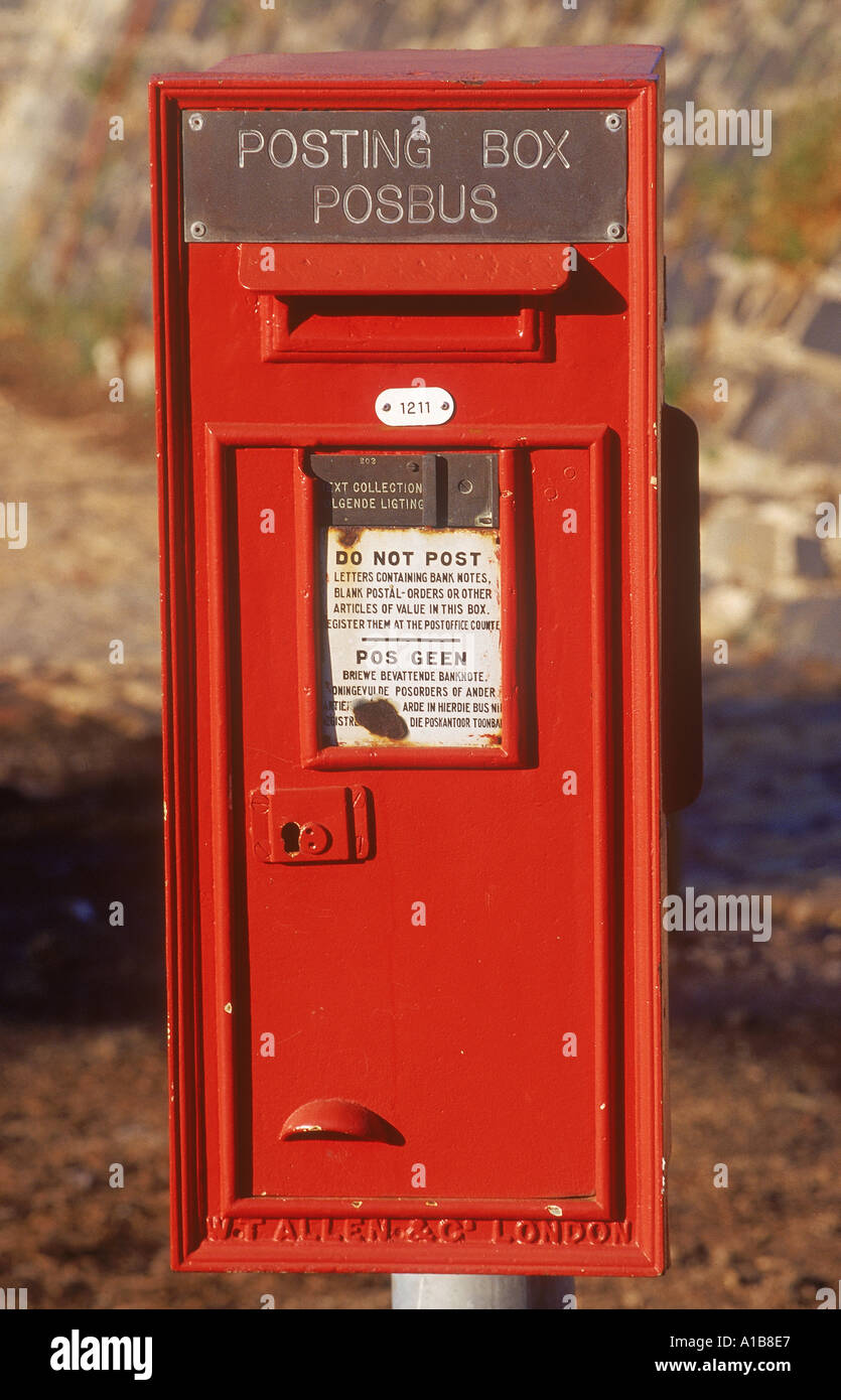 Mail Box South Africa A Evrard Stock Photo - Alamy