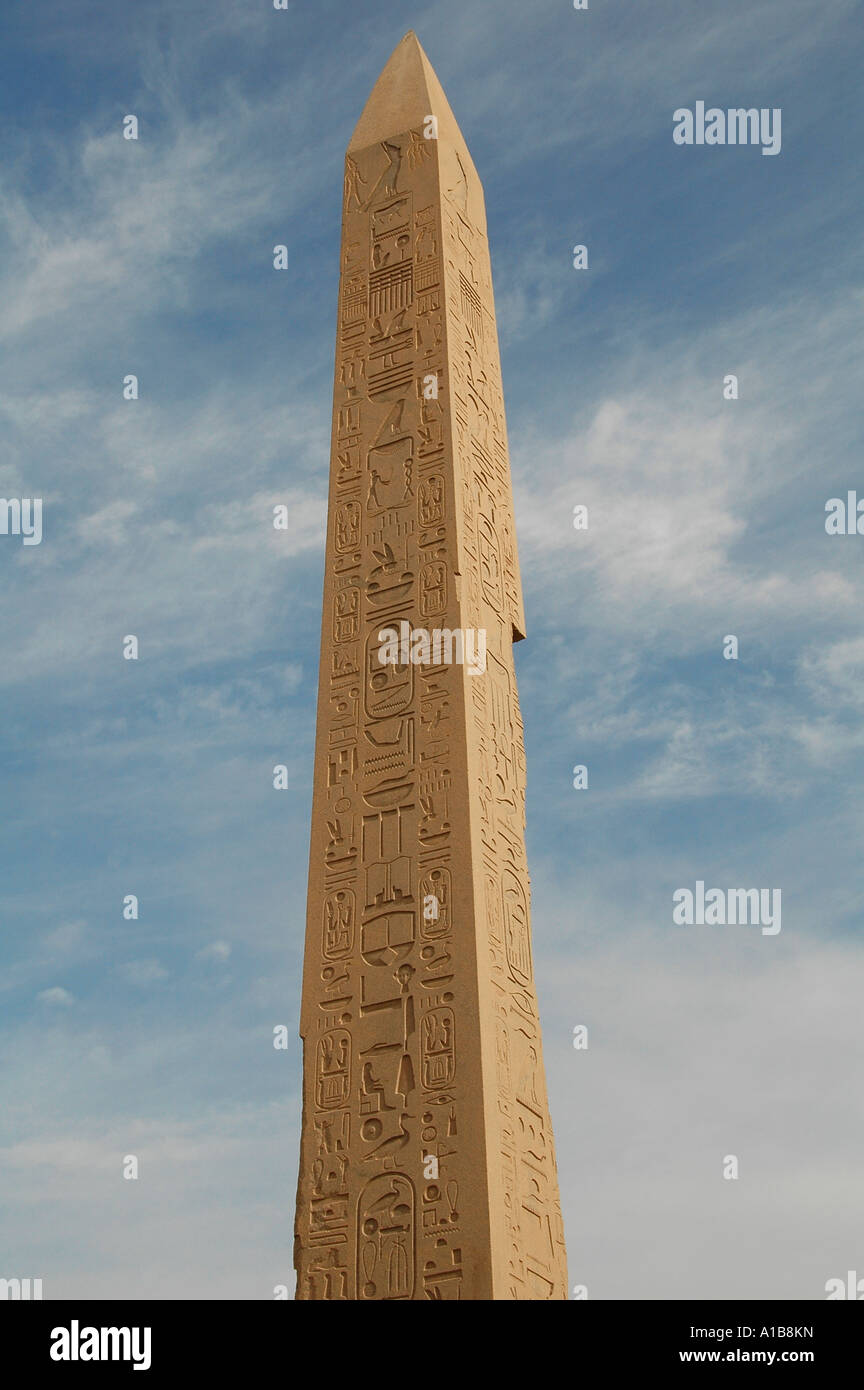 Hieroglyphic precinct of amun re hi-res stock photography and images ...