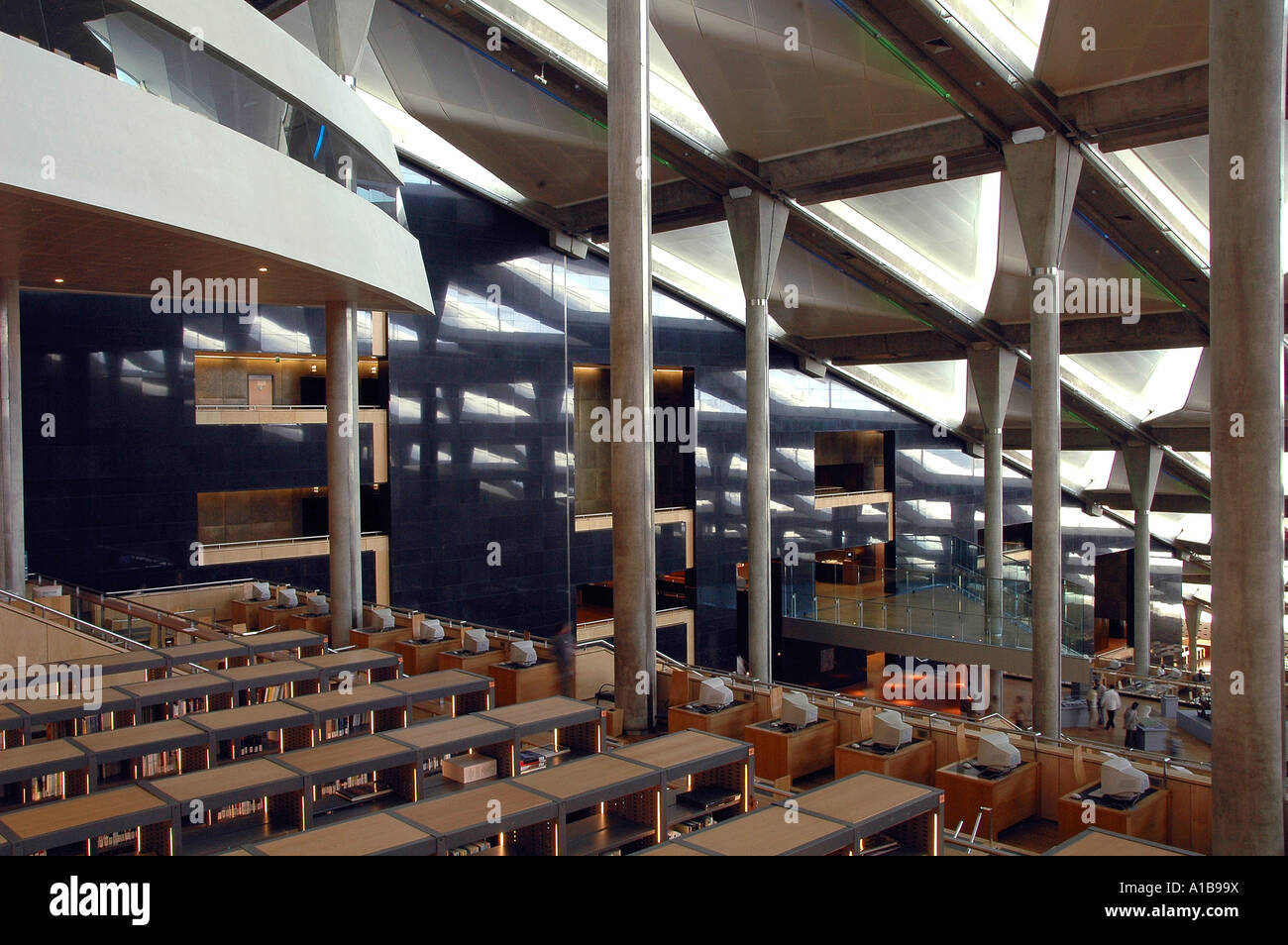 Bibliotheca alexandrina interior hi-res stock photography and images ...