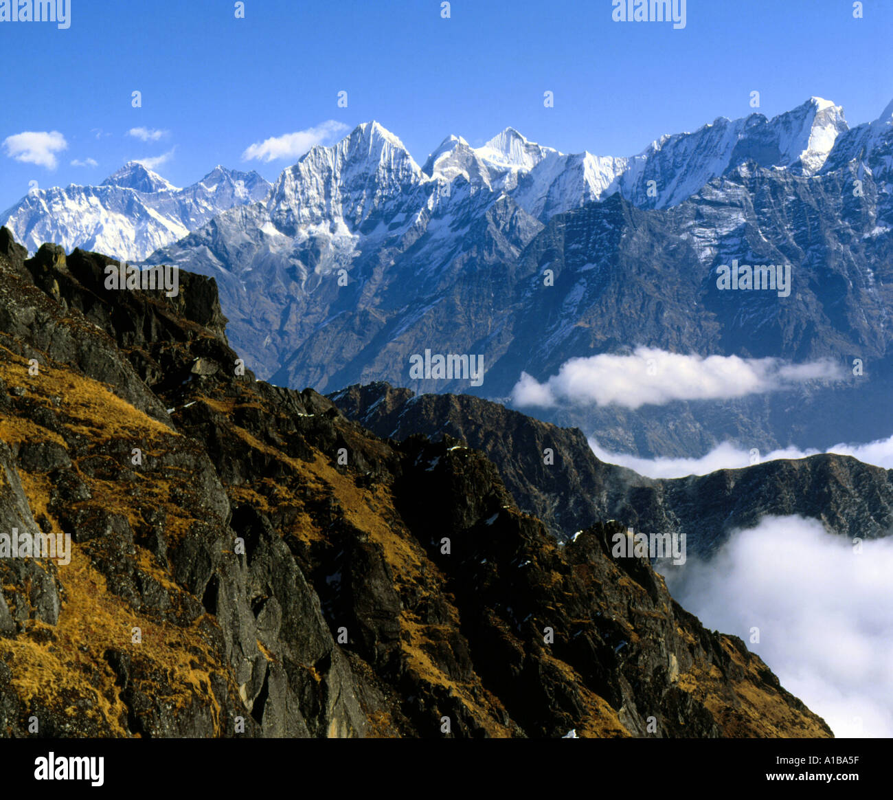 Mountains of the Himalayas Nepal Asia T Laird Stock Photo - Alamy