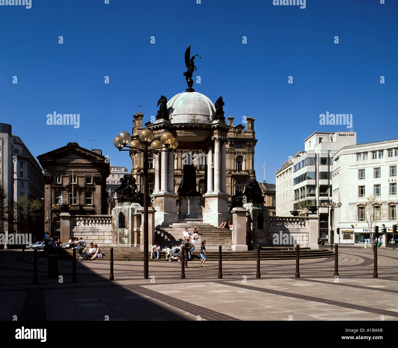 Derby Square Liverpool Merseyside England UK P Scholey Stock Photo - Alamy