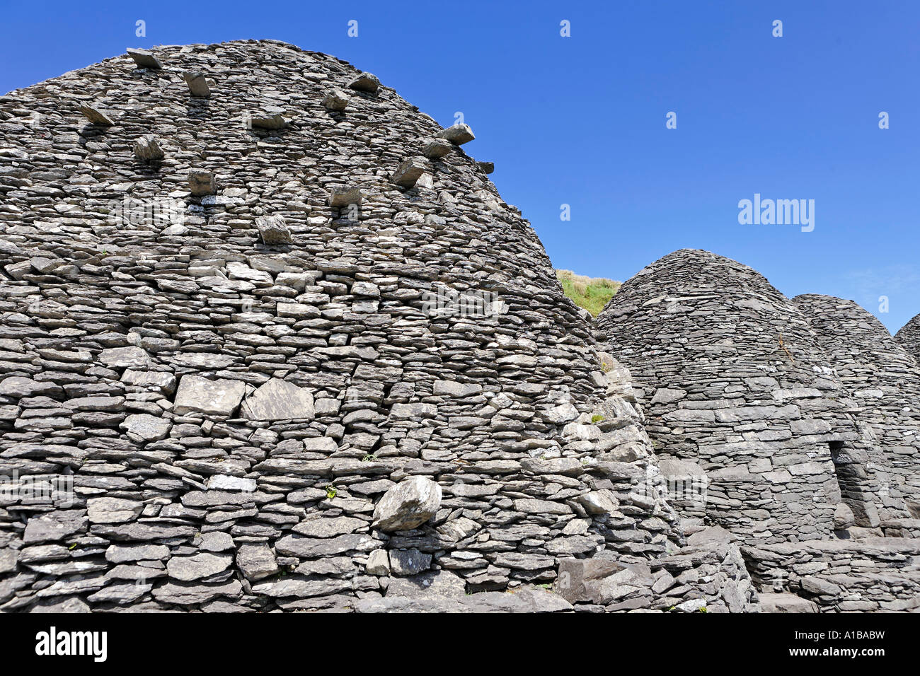 The stone houses which are built without cement the monk settlement ...