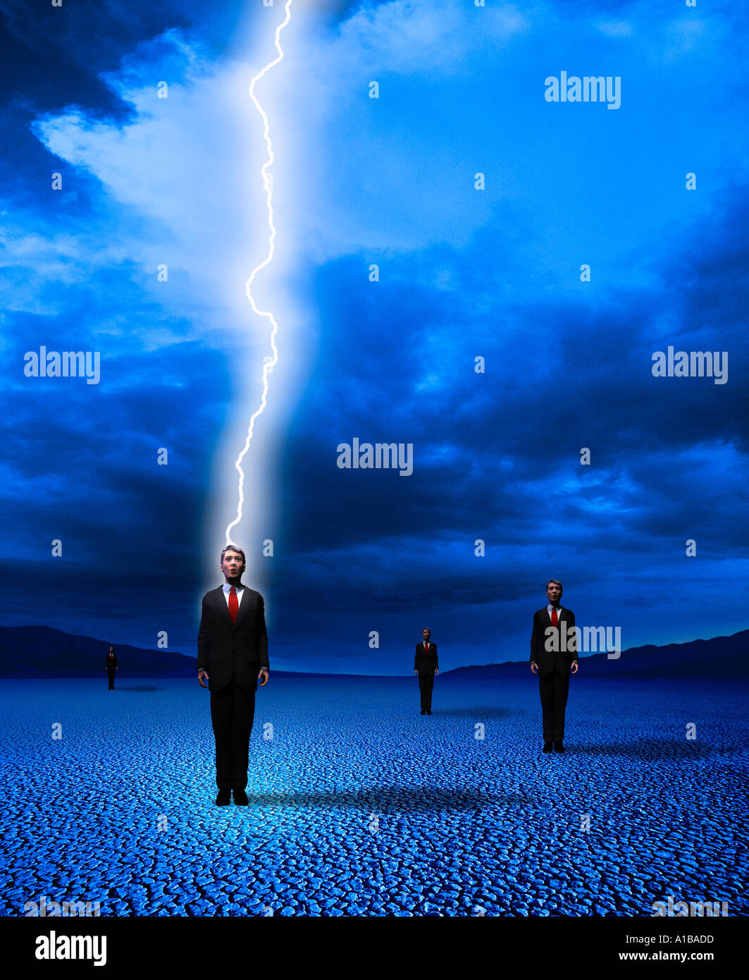 One single lightning bolt hi-res stock photography and images - Alamy